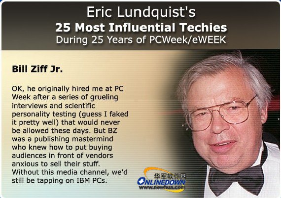 外媒：25位IT史上最具影响力人物_业界_资讯中心_驱动中国